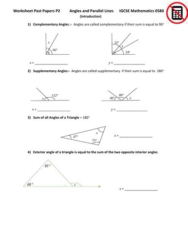 Igcse Mathematics 0580 Topic Wise Past Papers Worksheets Syllabus 2025
