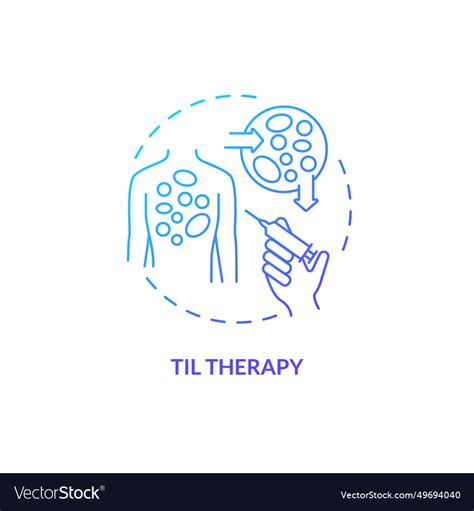 Thin Line Simple Gradient Til Therapy Icon Concept