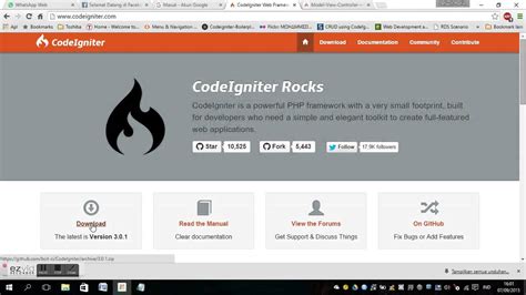 Cara Instalasi Codeigniter YouTube