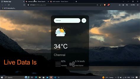 Step By Step Weather App Development Using Htmlcss And Js Create