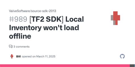 Tf2 Sdk Local Inventory Wont Load Offline · Issue 989