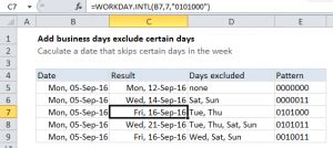 Add Days Exclude Certain Days Of Week In Excel April 16 2025 Excel
