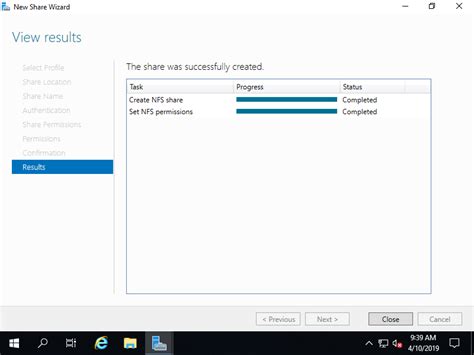 Windows Server 2019 NFS Server Configure Shared Folder Server World