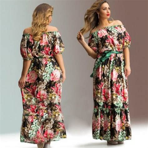 Plus Size Long Maxi Summer Dresses Pluslookeu Collection