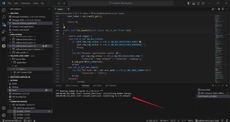 The Code For The Lesson5 Exercise1 Of Cellular Iot Fundamentals In The