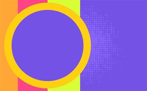 Premium Vector Abstract Geometric Colorful Circle