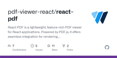 Github Pdf Viewer Reactreact Pdf React Pdf Is A Lightweight