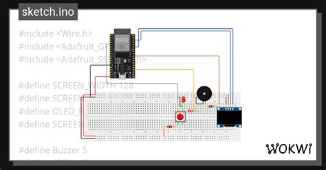 Oled Display Wokwi Esp32 Stm32 Arduino Simulator