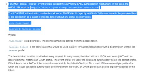 Unable To Connect With Solace Using Amqps Protocols With Oauth Solace