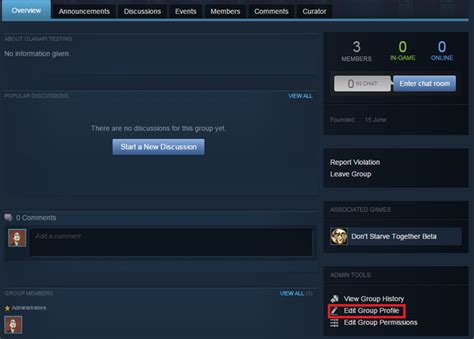 Steam Community Guide Associate Your DST Server With A Steam Group