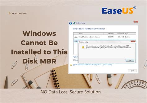 The Selected Disk Has An Mbr Partition Table Fixed In 2025