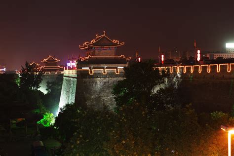 ゆんフリー写真素材集 No 4402 長安城城壁 中国 西安