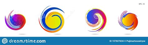 Vortex Vector Background Templates For Logo Design Leaflets Or Presentations Vector