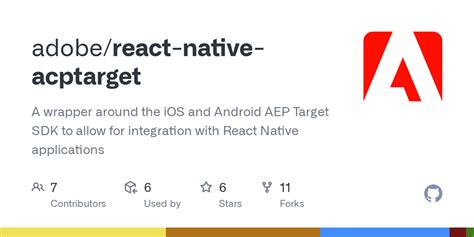 Github Adobe React Native Acptarget A Wrapper Around The Ios And