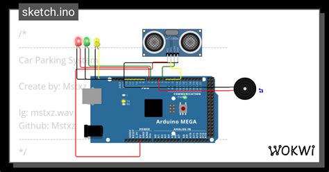Carparkingsystem Wokwi Esp32 Stm32 Arduino Simulator