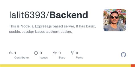 Github Lalit6393backend This Is Nodejs Expressjs Based Server