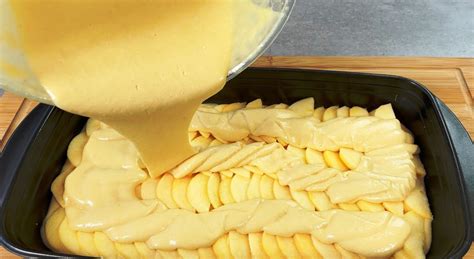 Яблочный пирог за 5 минут работы и 25 минут выпечки Пирог тающий во рту