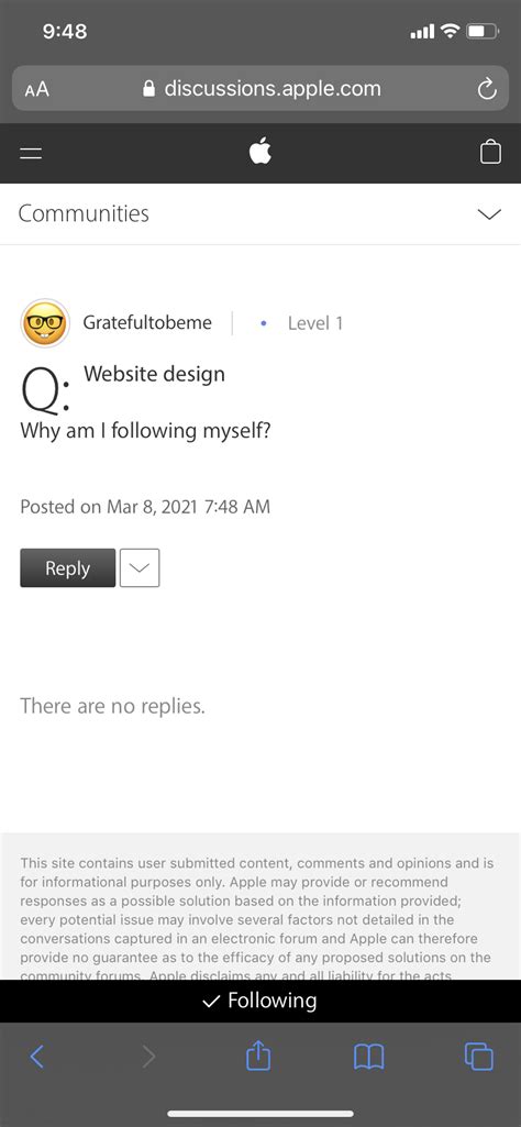 Website Design Apple Community