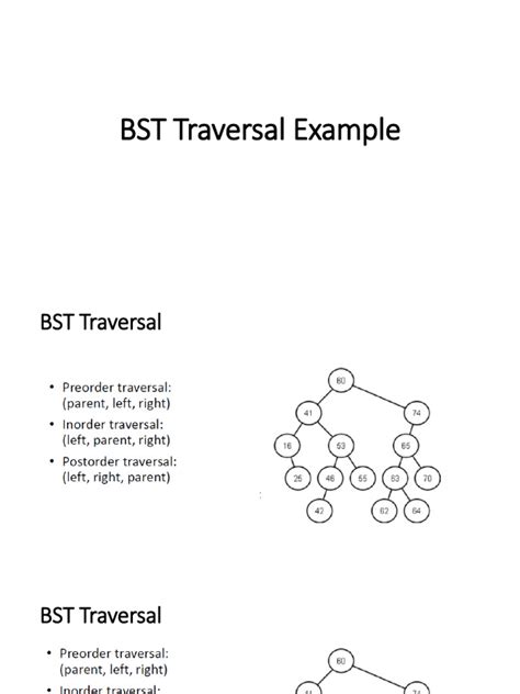 8 3 Bst Traversal Example Pdf Control Flow Recursion