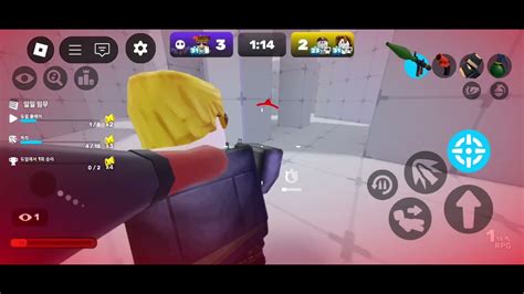 아레나 로블록스 라이벌 처음 올리는 영상 Youtube