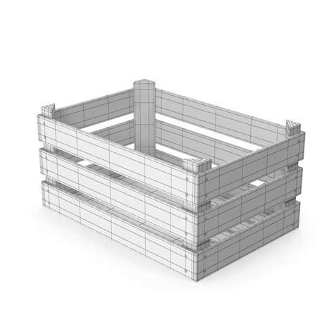 3d Model Wooden Crate Turbosquid 2016730