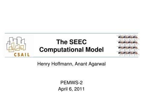 Ppt The Seec Computational Model Powerpoint Presentation Free