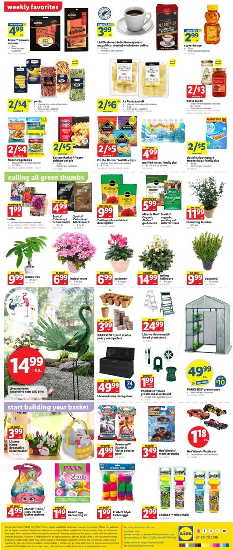 Lidl Weekly Ad Feb 28 Mar 05 2024 Easter Promotion Included