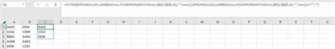 Excel Filtering 2 Columns For Matching Values Stack Overflow