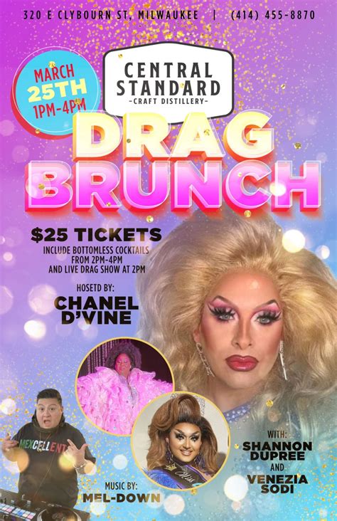 Drag Brunch Central Standard Craft Distillery