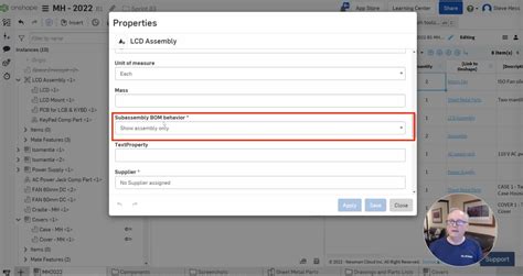 Openbom For Onshape Purchased Assemblies And Phantoms Openbom