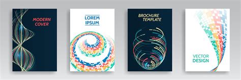 디지털 기술과 현대 과학 개념 브로셔 또는 커버를 위한 벡터 템플릿입니다 빅 데이터 시각화 어레이 비즈니스 레이아웃 미래형 브로셔 전단지 플래카드 프레젠테이션 디자인에 대한