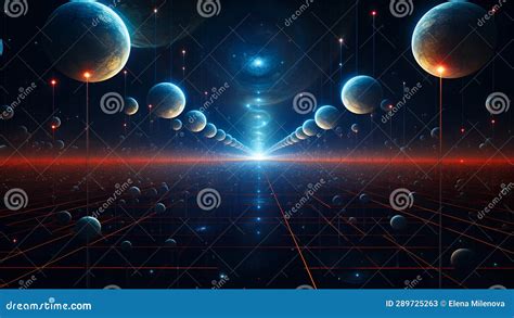 Parallel Universes Multiverse Background Royalty Free Stock