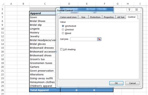 How To Use Checkboxes To Create Checklist Template In Excel Excel Business Templates And