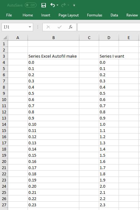 Series How To Customize Autofil In Excel Stack Overflow