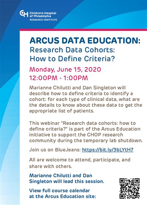 Research Data Cohorts