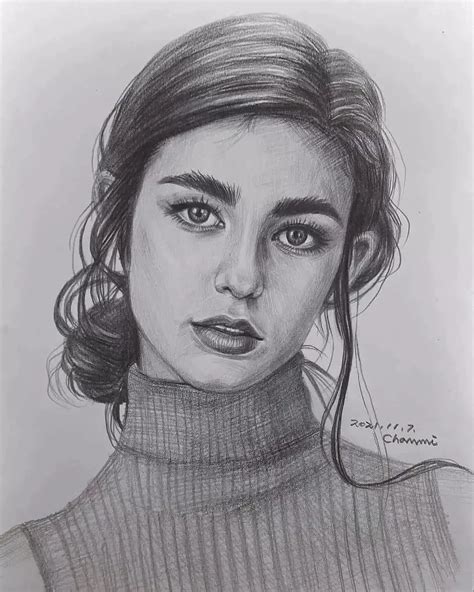 Realistic Pencil Drawings Easy Drawings Sketches Girl Drawing
