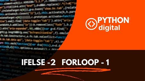 Python Ifelse 2 And For Loop 1 Youtube