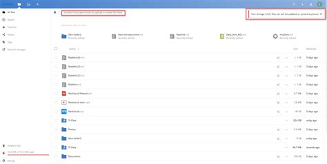 Set Nextcloud User Permission To Not To Be Able To Create Folder And