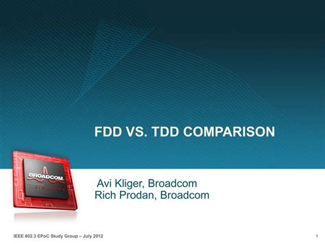 FDD VS TDD COMPARISON