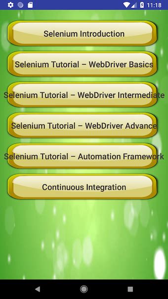 Selenium Complete Tutorial APK สำหรบ Android ดาวนโหลด