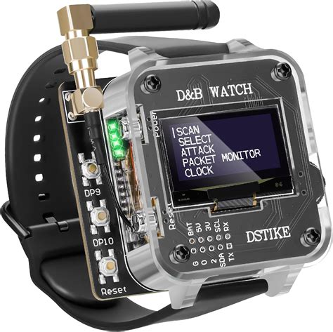Seamuing Dstike Wifi Deauther Watch V4 And Bad Usb Watch Esp8266 And Atmega32u4 Programmable