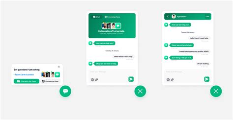 floating chat widget by aryabh on dribbble