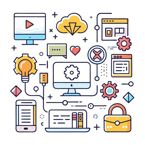 Connected Devices For Data Management Premium Ai Generated Vector