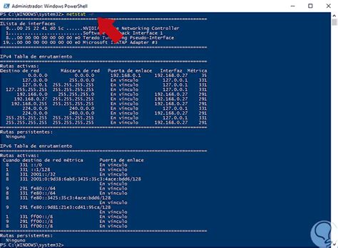 usar netstat para ver puertos abiertos windows server 2016 solvetic
