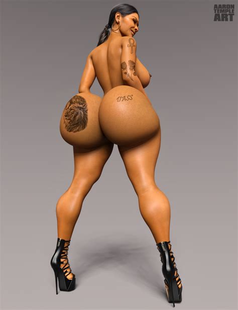 rule 34 1girls 3d aarontempleart ass athletic athletic female big ass