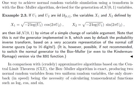 Solved One Way To Achieve Normal Random Variable Simulation