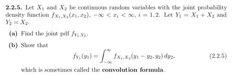 solved 2 2 5 let x1 and x2 be continuous random variables