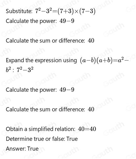 Solved 13 Check The Polynomial Identity A 2 B 2 A B A B By