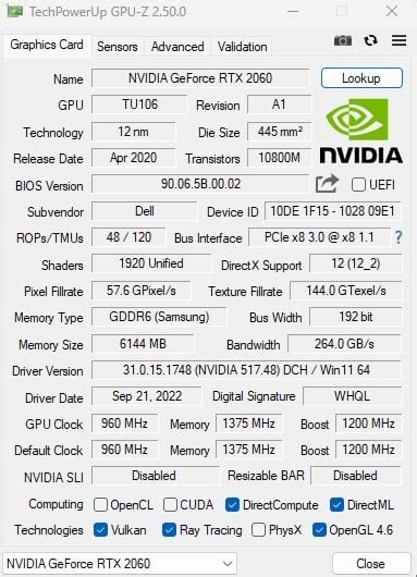 cuda not working on nvidia geforce rtx 2060 altough cuda is installed