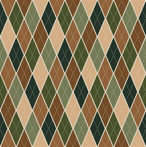 Seamless Background Argyle Pattern Green Brown Plaid 14218661 Vector Art At Vecteezy